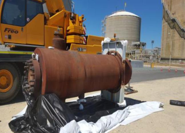 Fertiliser plant presser vessel's